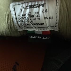 Crispi | Shoes | Crispi Monaco Gtx 6 Goretex Hiking Boots Leather Mens ...